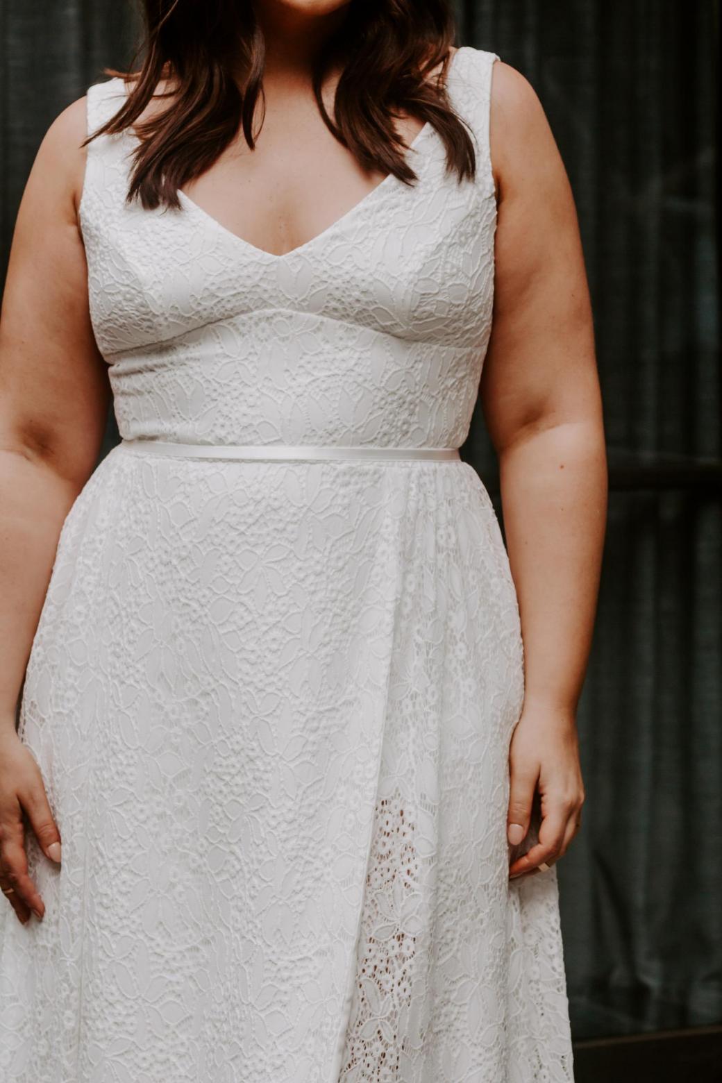 Nadia Curve Gown | Plus Size A-Line Wedding Dress | Karen Willis Holmes