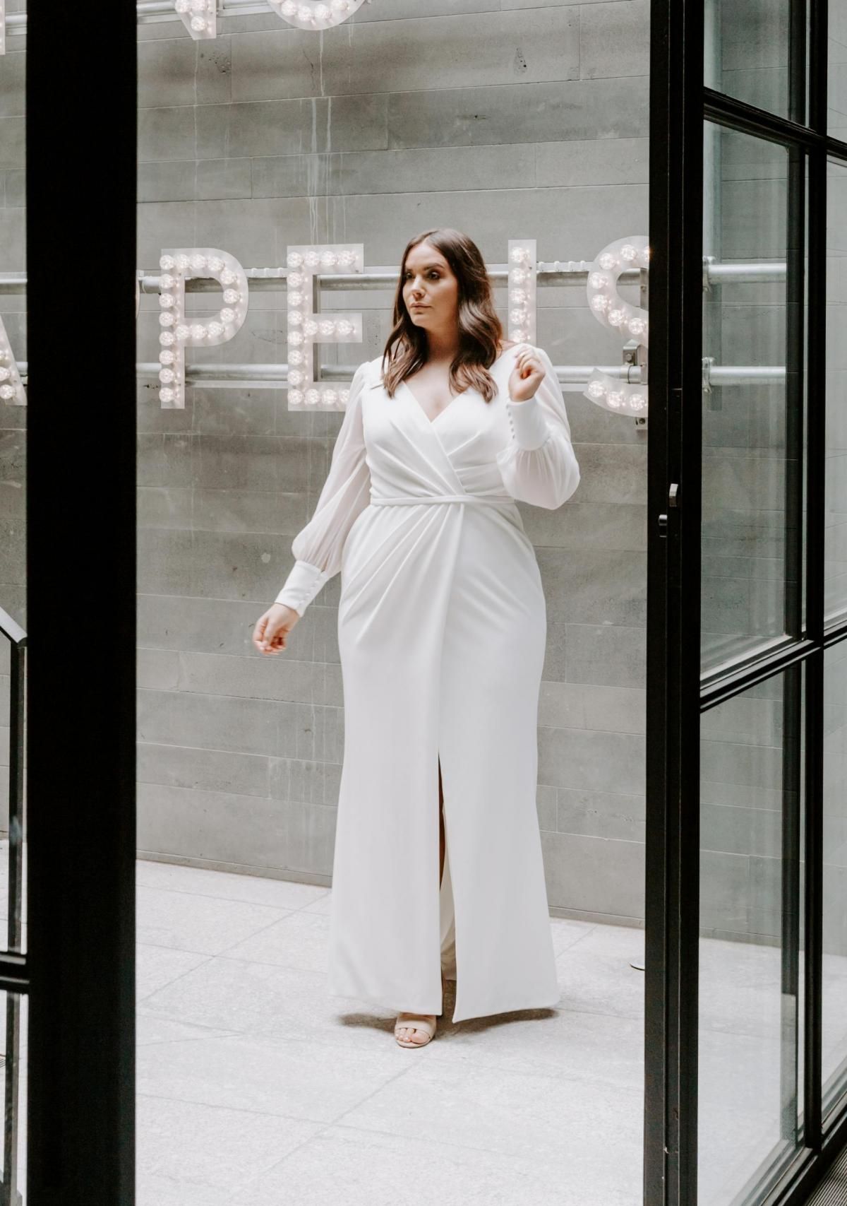 Nadia Curve Gown | Plus Size A-Line Wedding Dress | Karen Willis Holmes