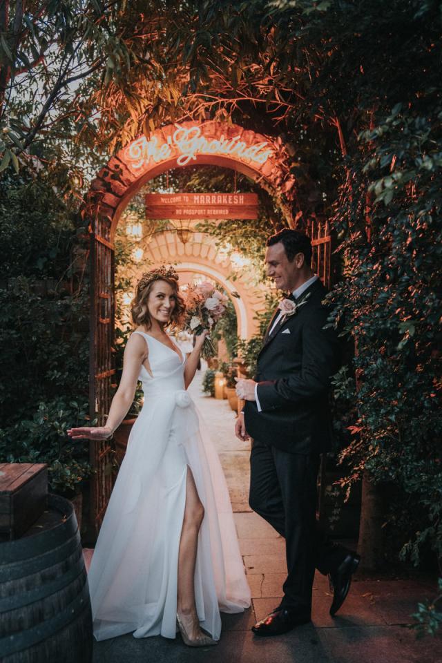 Aisha Gown | V-Neck A-Line Wedding Dress | Karen Willis Holmes