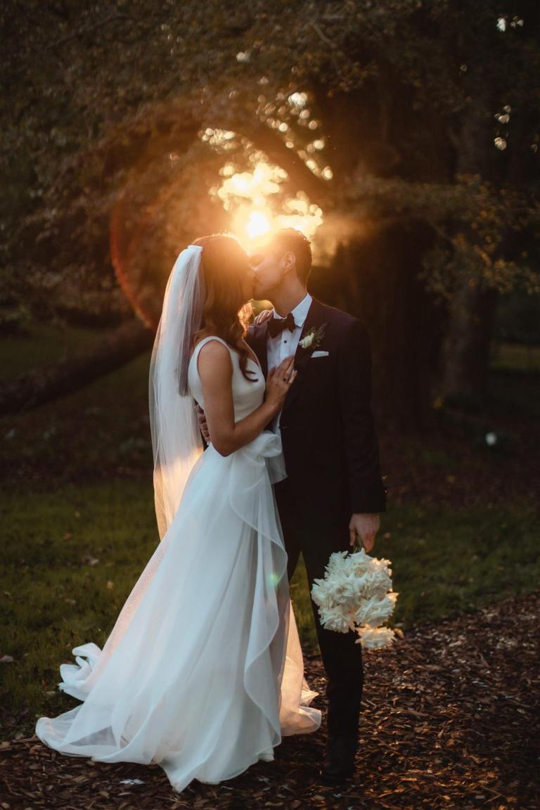 Aisha Gown | V-Neck A-Line Wedding Dress | Karen Willis Holmes